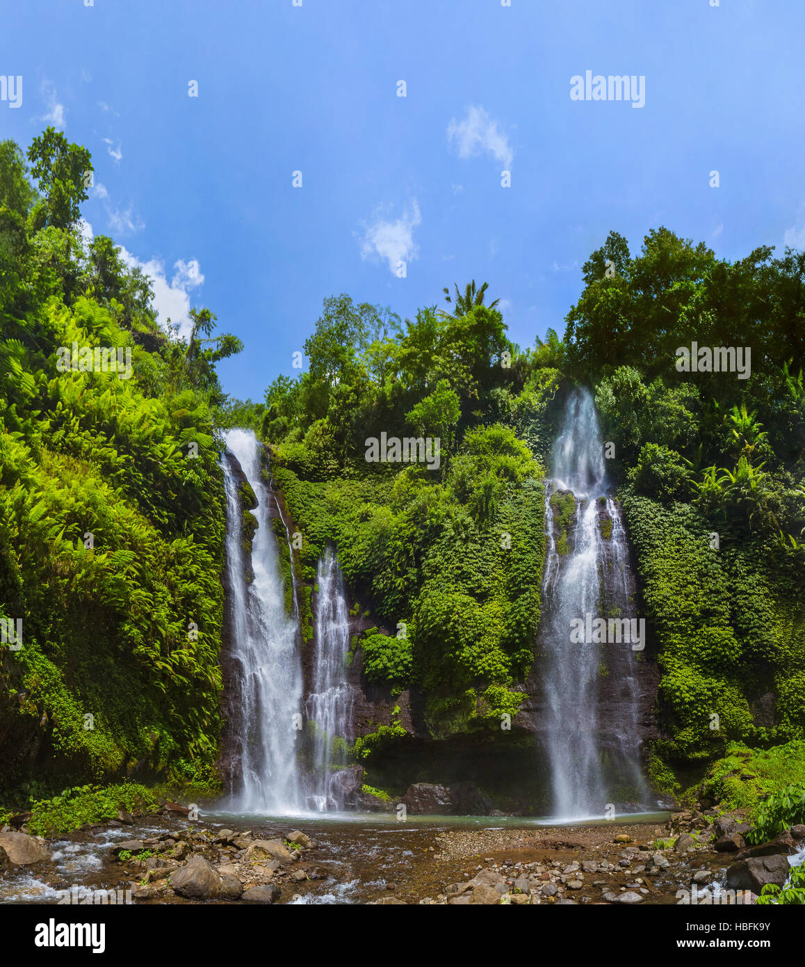 Bali sekumpul waterfall hi-res stock photography and images - Alamy
