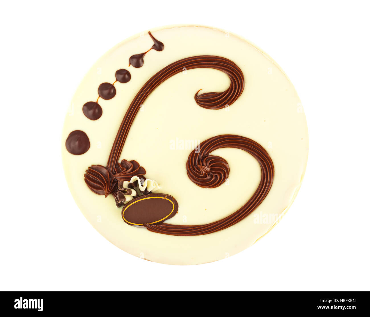 Big circle cake Stock Photo - Alamy