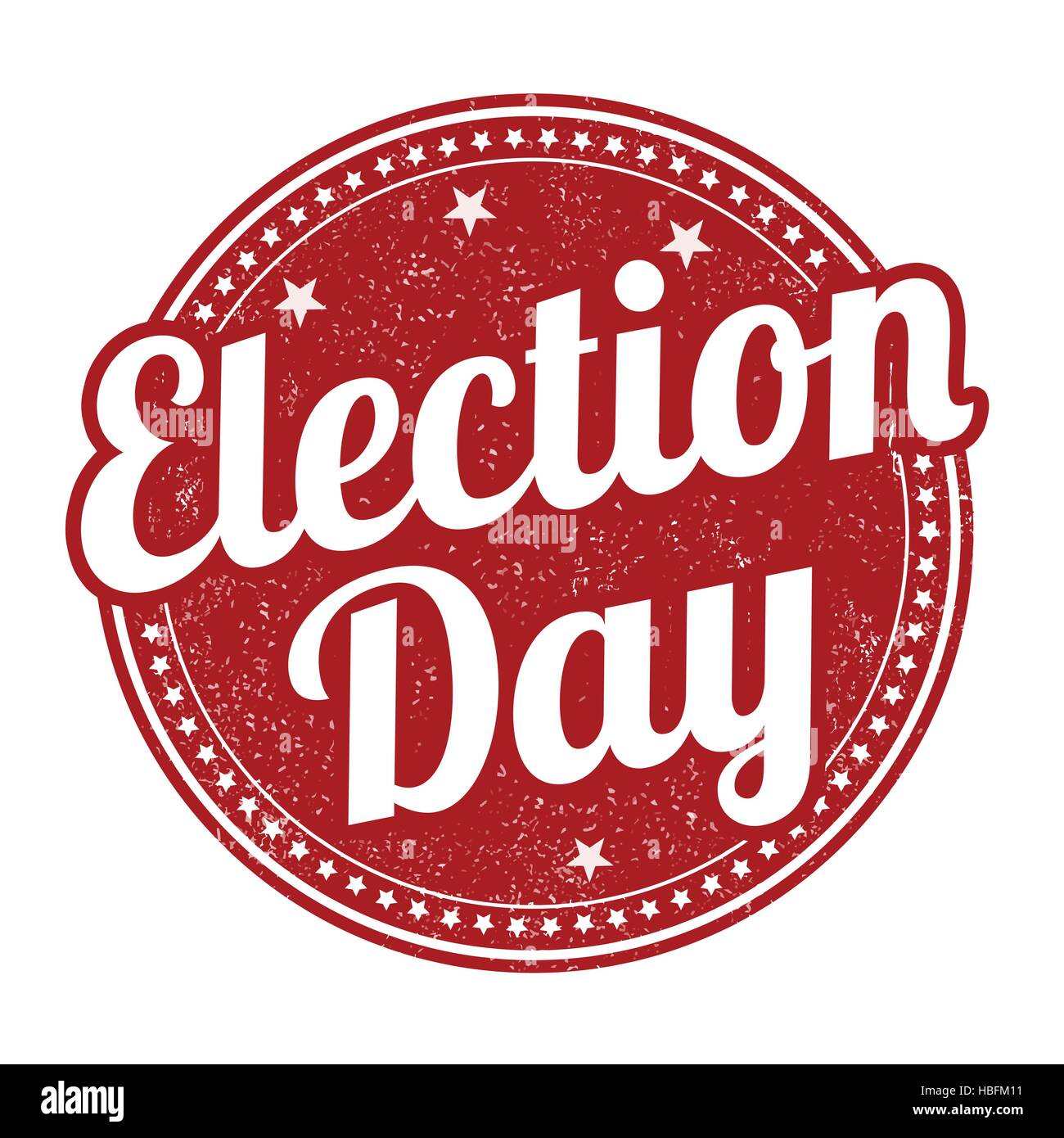 Election Day grunge rubber stamp on white background, vector ...