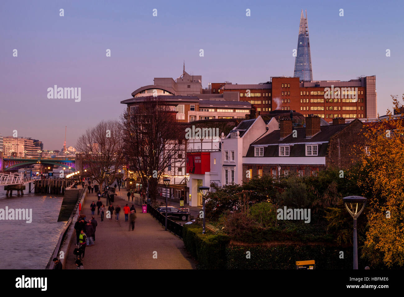 The River Thames and Bankside, London, England Stock Photo - Alamy