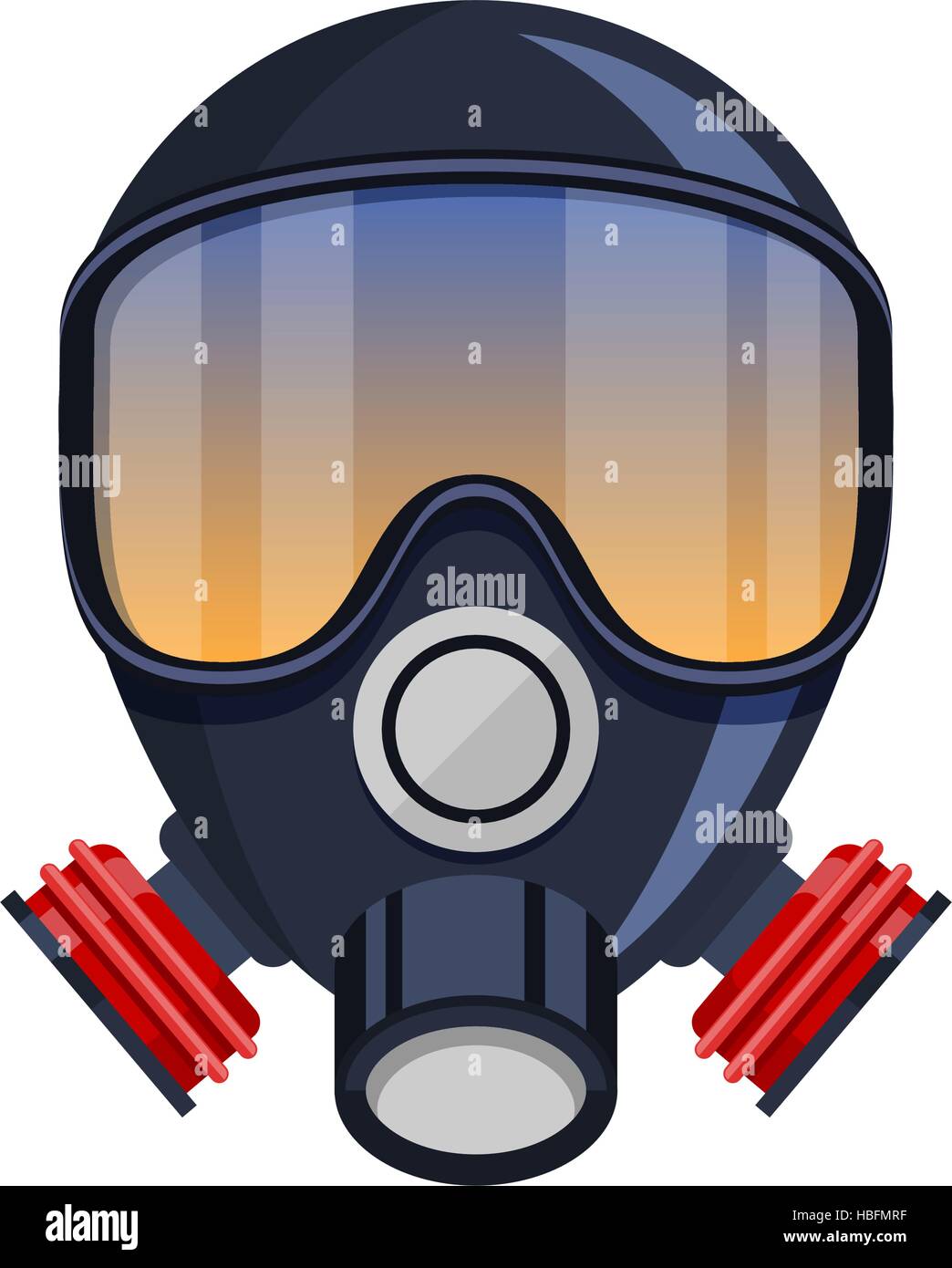 Face mask respirator Stock Vector Images - Alamy