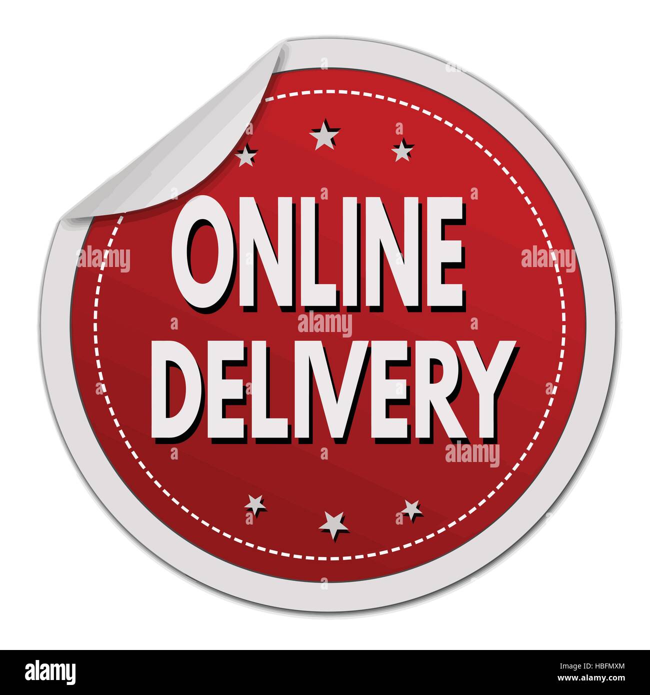 Online delivery grunge rubber stamp on white background, vector ...