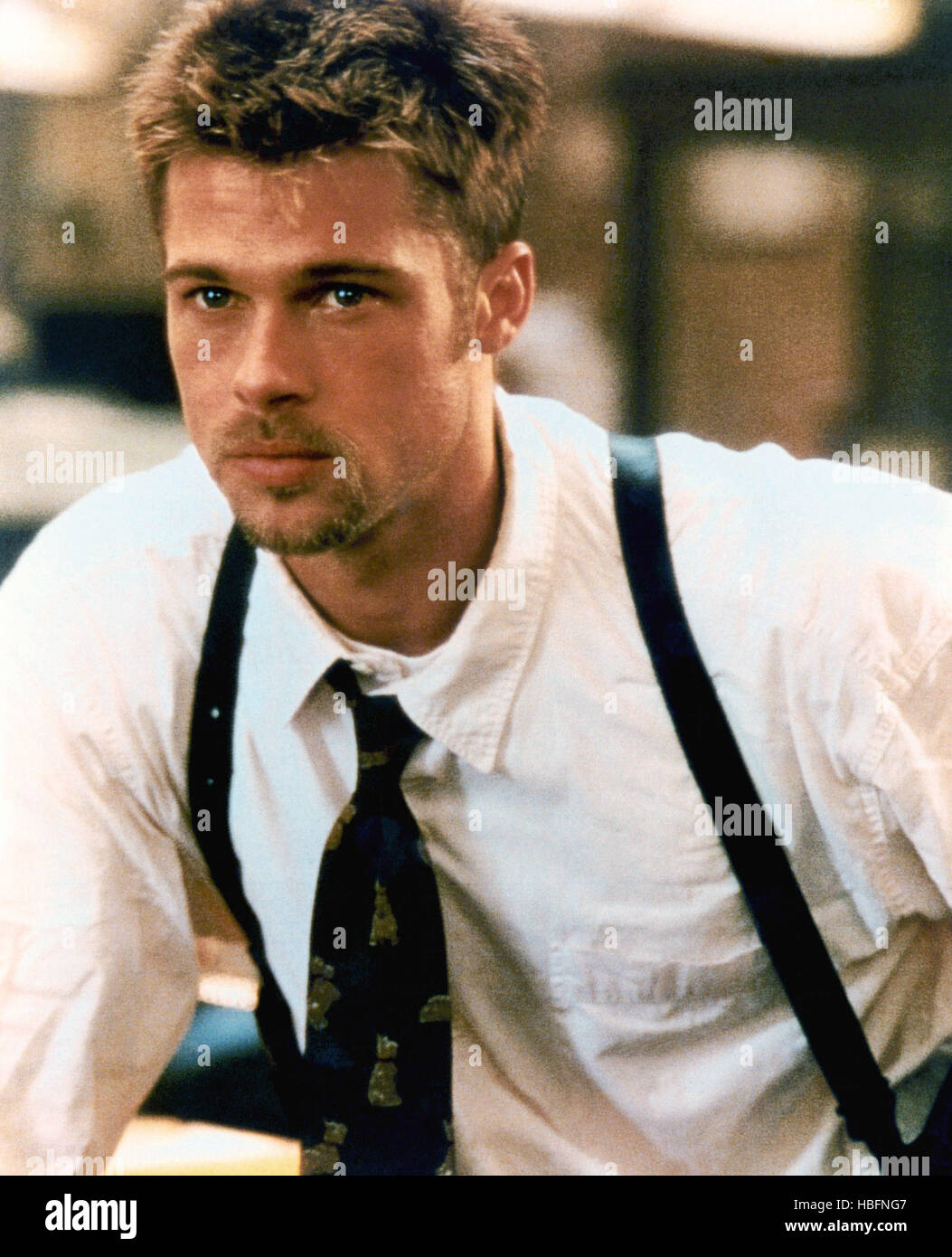 SEVEN, Brad Pitt, 1995, (c) New Line/courtesy Everett Collection Stock ...