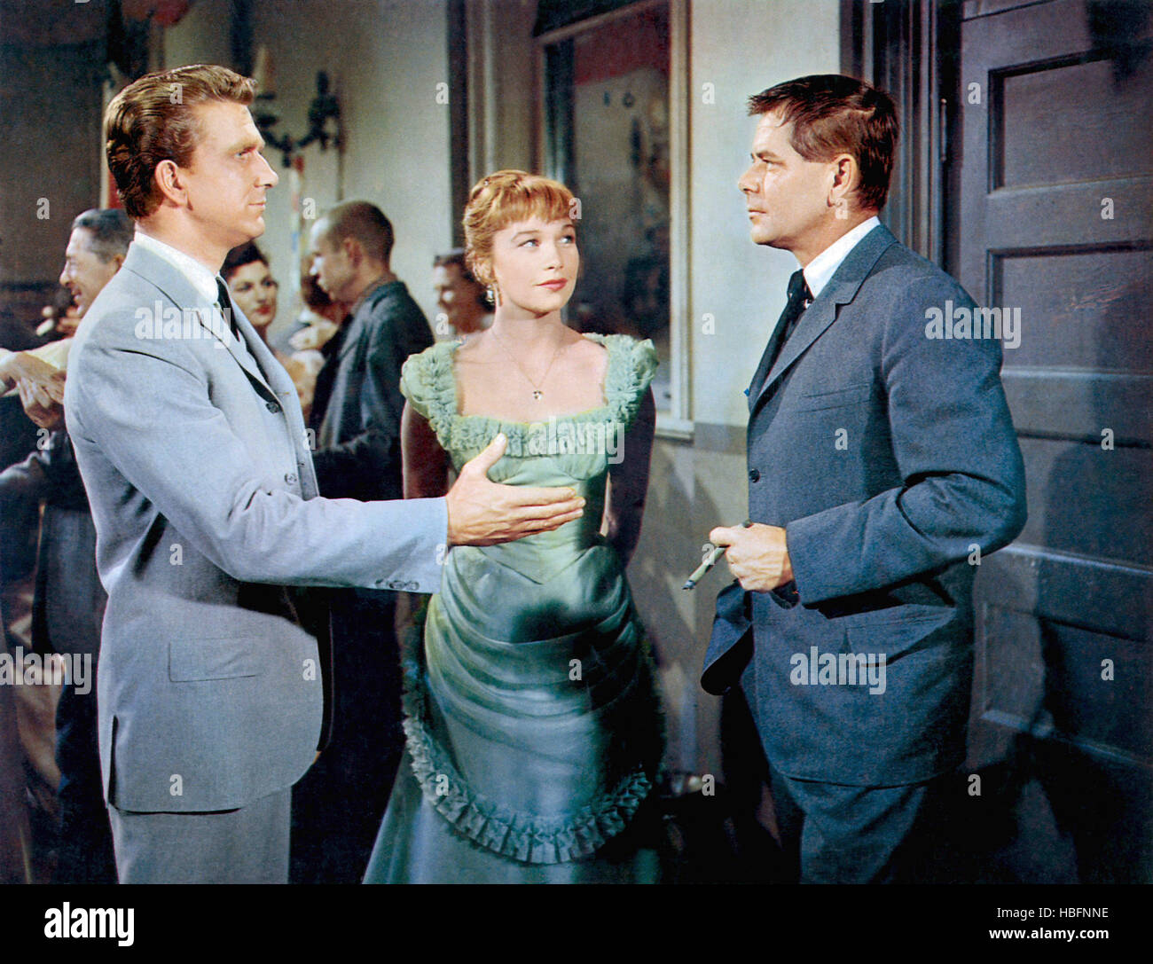 THE SHEEPMAN, Leslie Nielsen, Shirley MacLaine, Glenn Ford, 1958 Stock ...