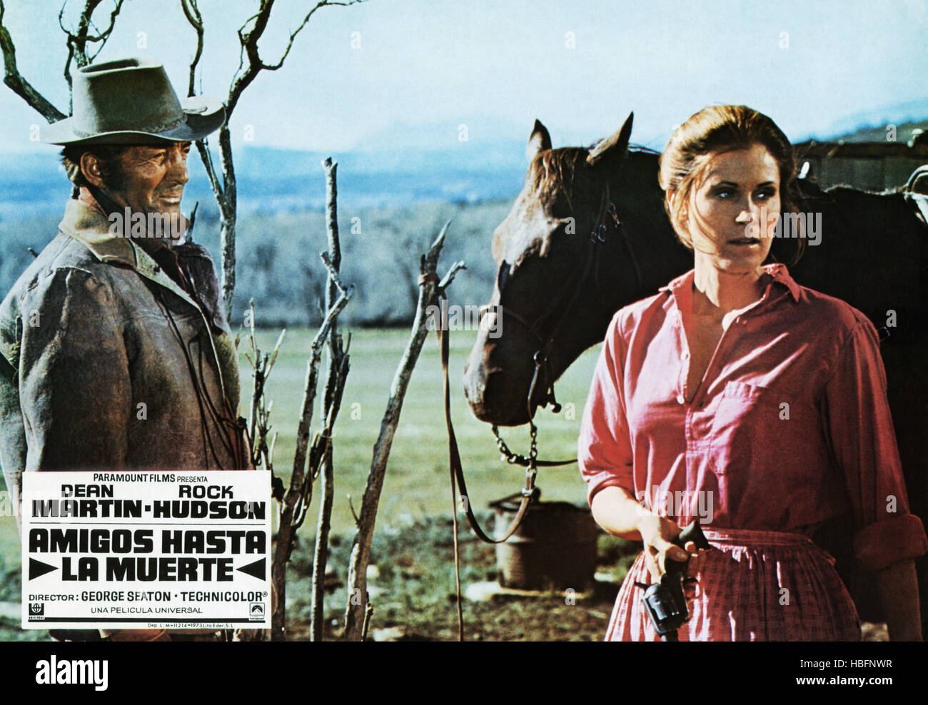 SHOWDOWN, Dean Martin, Susan Clark, 1973 Stock Photo - Alamy