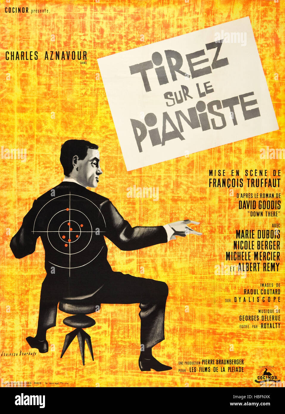 SHOOT THE PIANO PLAYER, (aka TIREZ SUR LE PIANISTE), Charles Aznavour ...