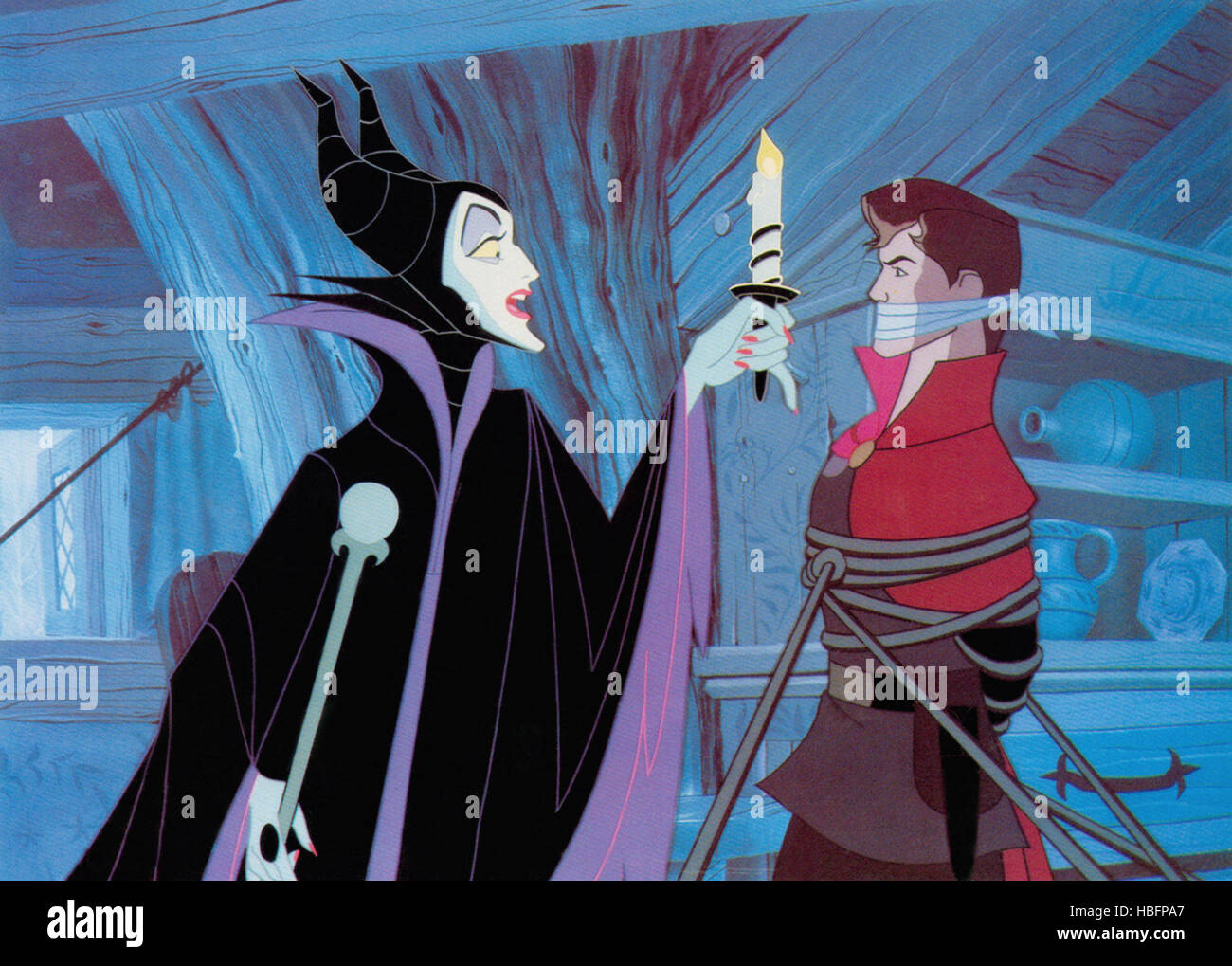 SLEEPING BEAUTY, from left, Maleficent, Prince Phillip, 1959 Stock ...