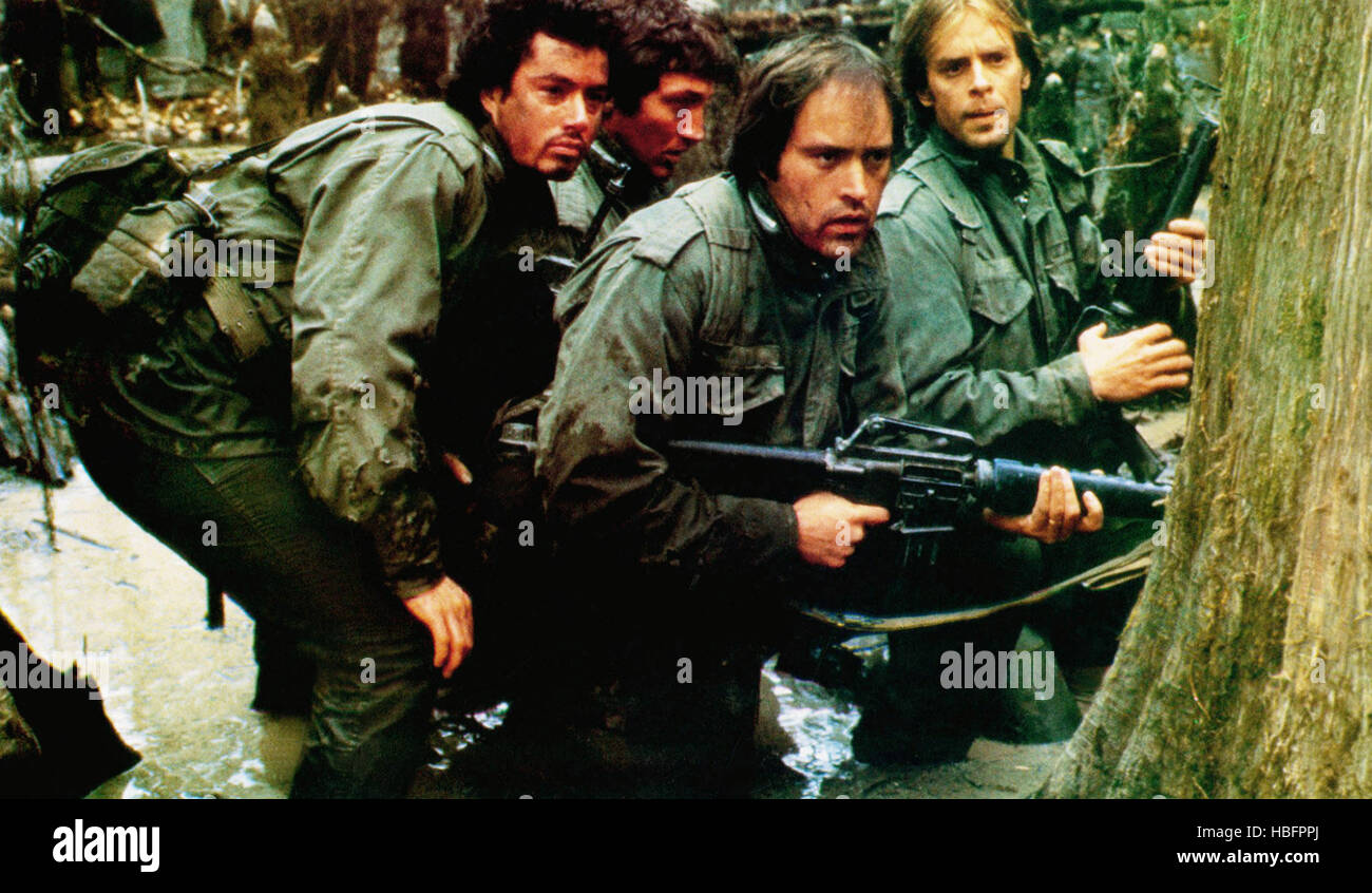 SOUTHERN COMFORT, from left: Lewis Smith, Alan Autry (rear), Powers ...