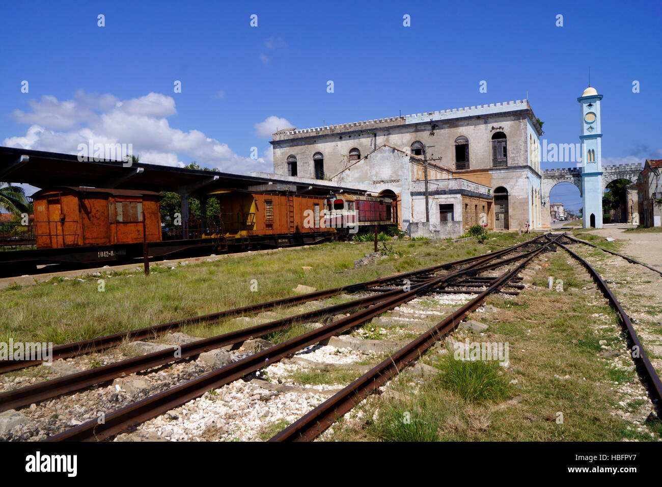 Cuba train station hi-res stock photography and images - Alamy