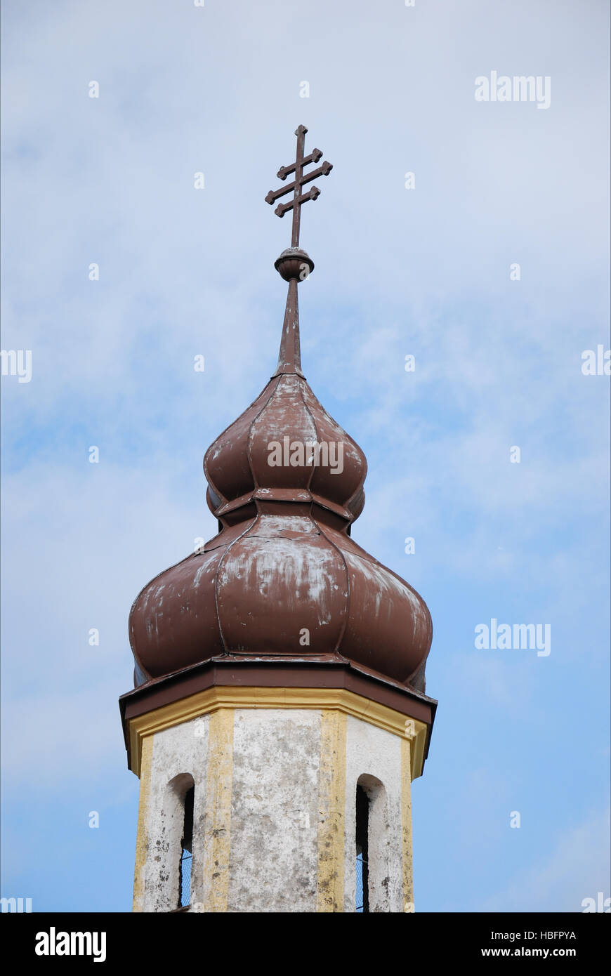 chappel with cross Stock Photo - Alamy