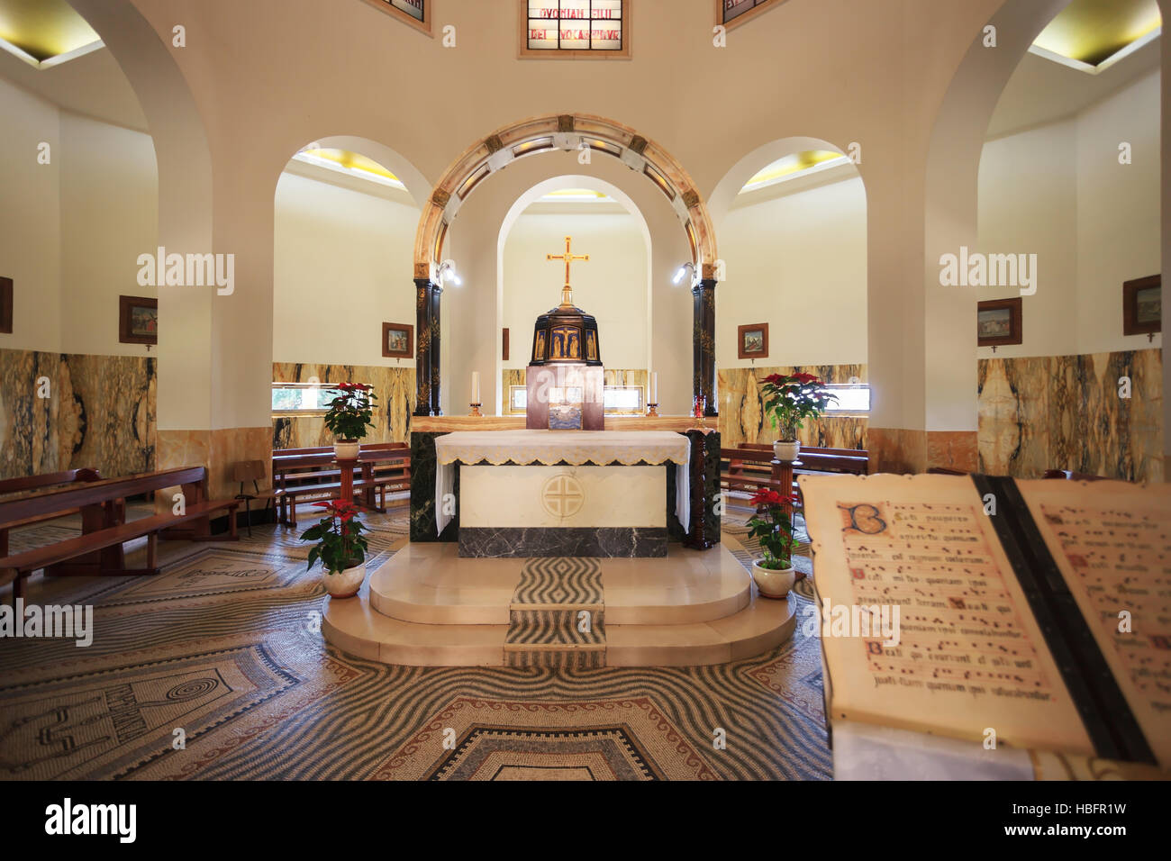 The interior of church Stock Photo - Alamy
