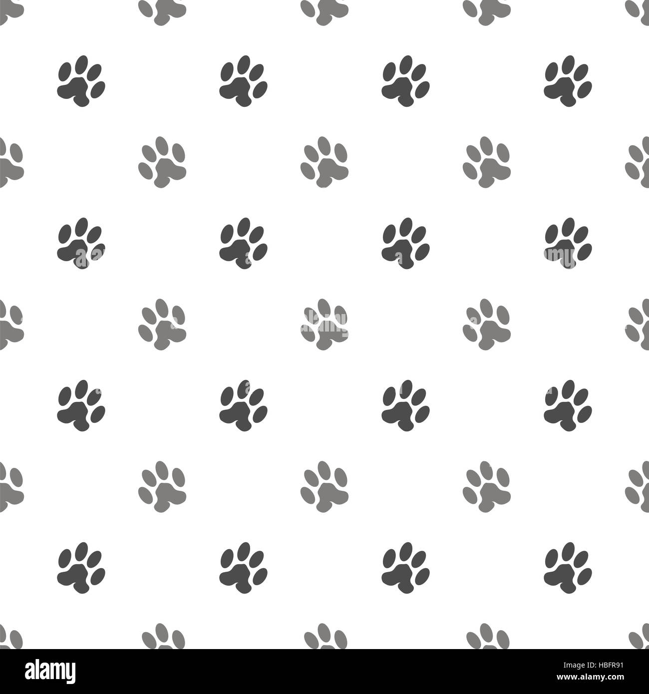 Seamless Cat Animal Paw Pattern Stock Photo - Alamy