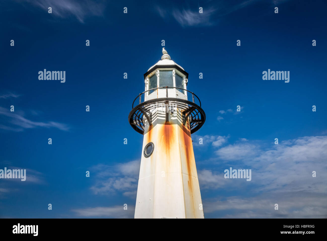 St. Ives lighthouse close up Stock Photo - Alamy