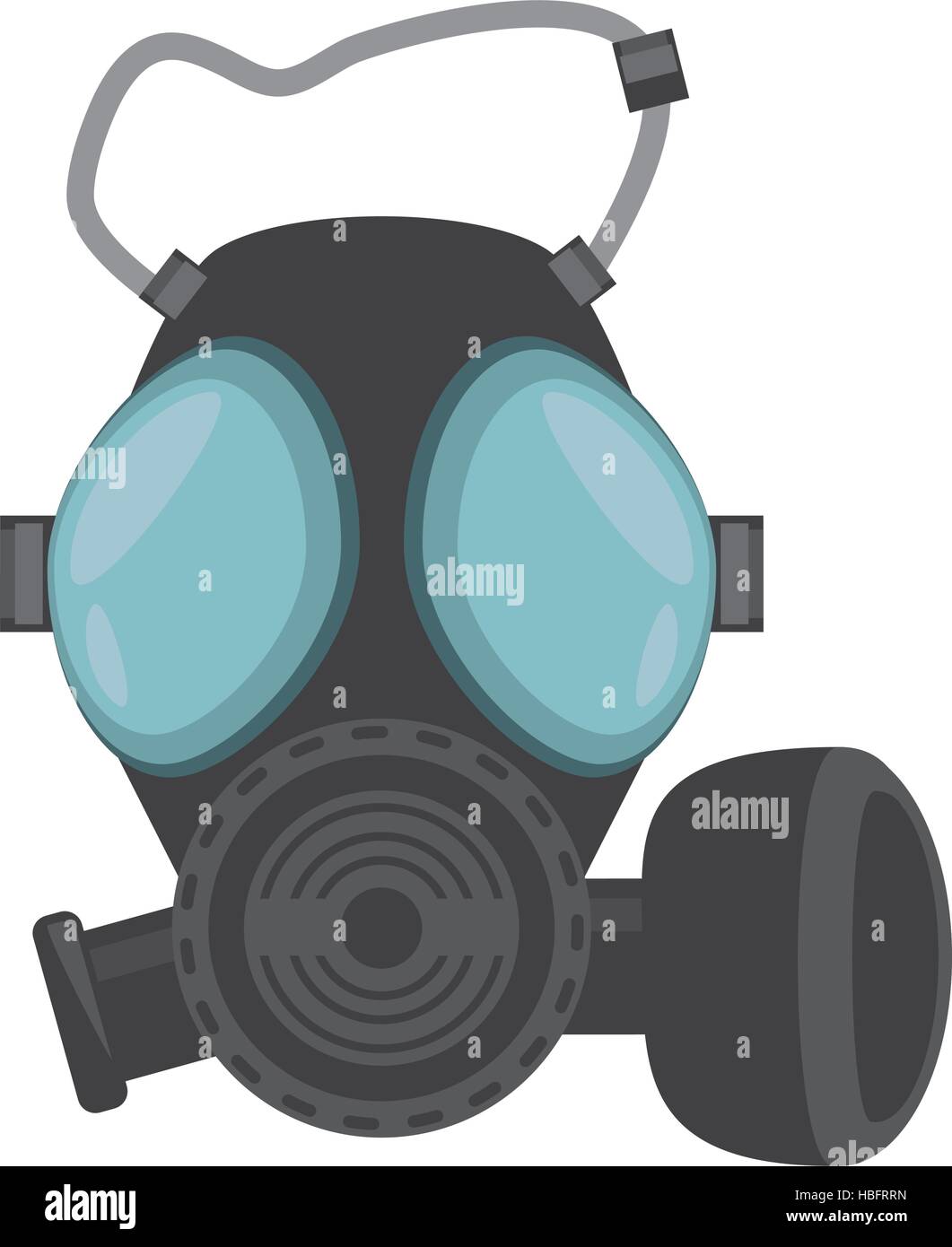 gas mask respiration protective vector illustration eps 10 Stock Vector ...