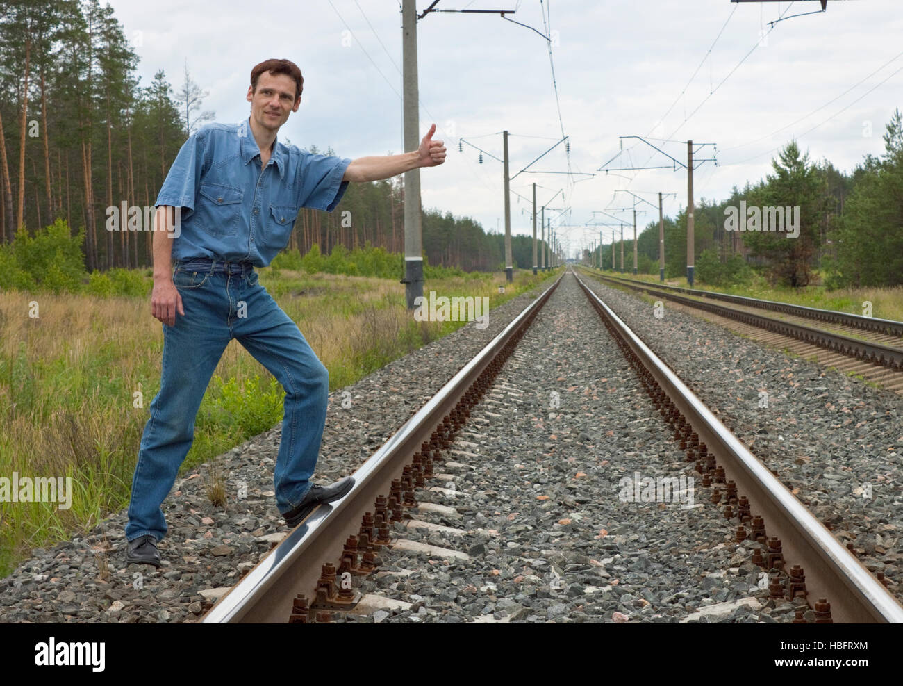 Lifted Railway High Resolution Stock Photography and Images - Alamy
