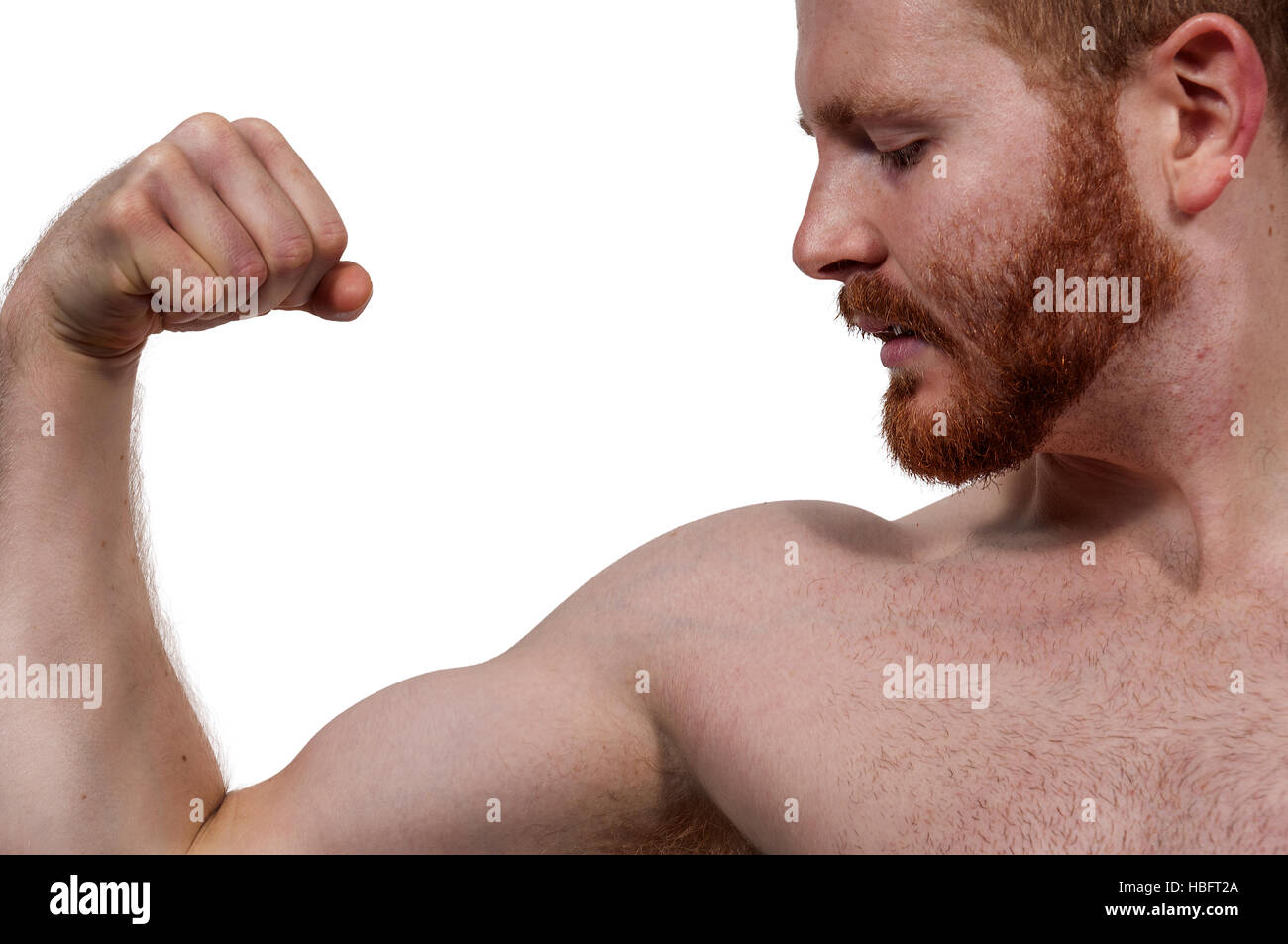 Body builder flexing hi-res stock photography and images - Alamy