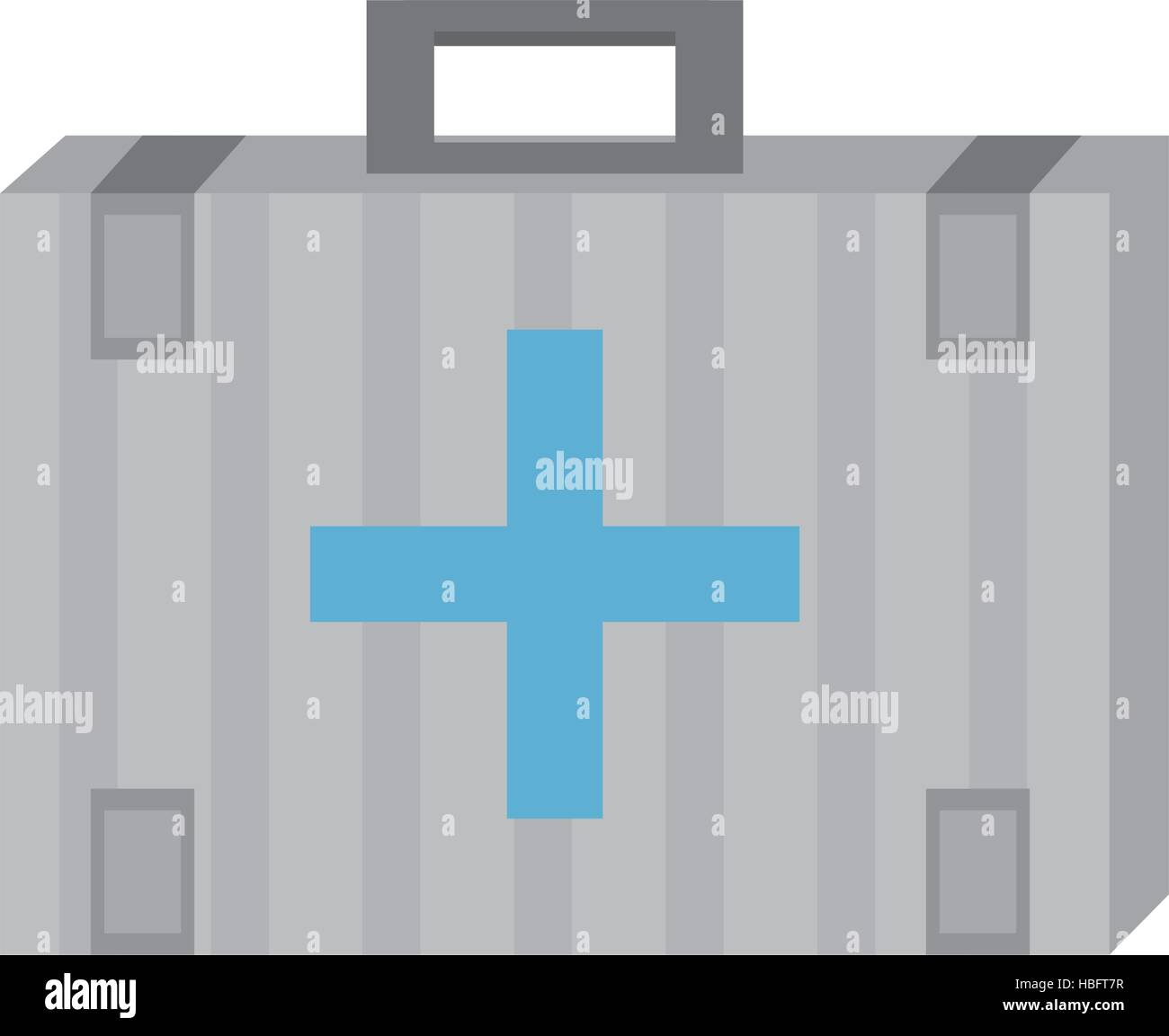 kit first aid cross emergency medical vector illustration eps 10 Stock ...