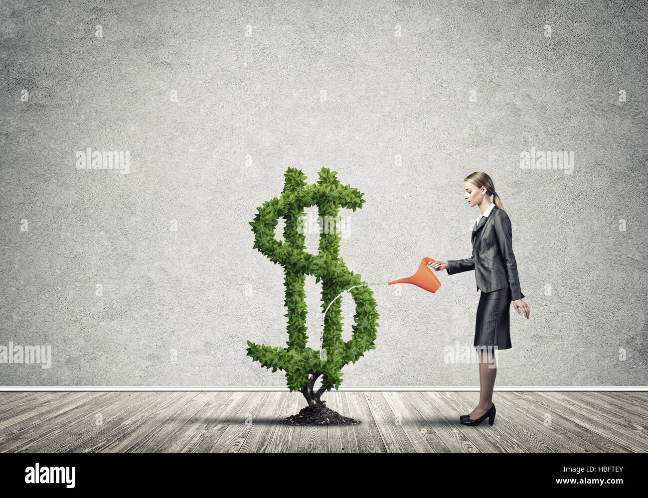Make your money grow Stock Photo - Alamy