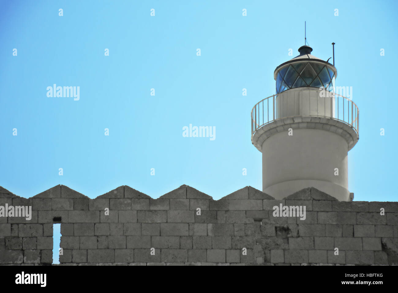Closeup of lighthouse tower hi-res stock photography and images - Alamy