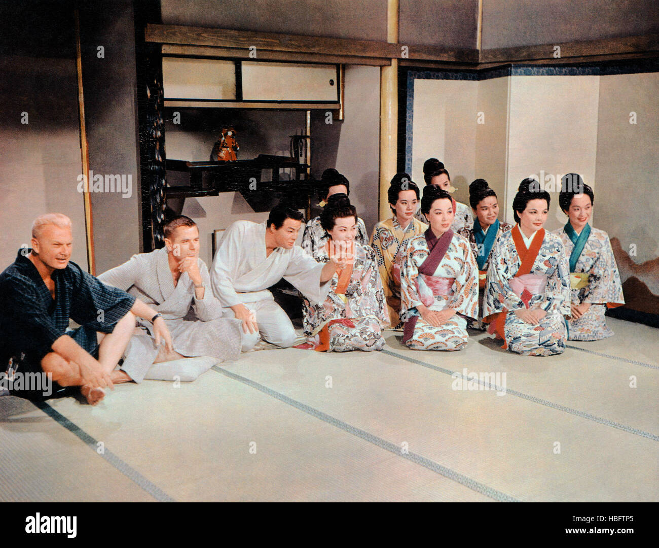 THE TEAHOUSE OF THE AUGUST MOON, Eddie Albert, Glenn Ford, Marlon ...