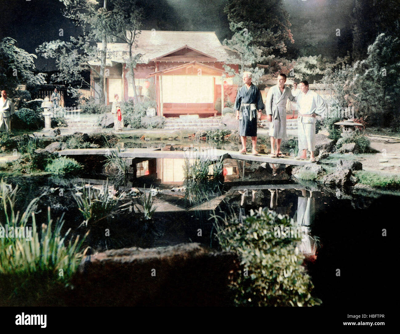 THE TEAHOUSE OF THE AUGUST MOON, from left, Eddie Albert, Glenn Ford ...