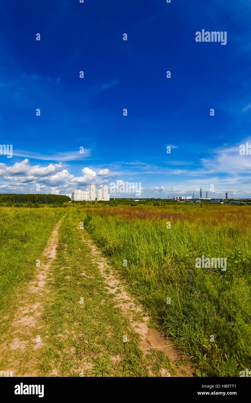 Road and footpath hi-res stock photography and images - Alamy