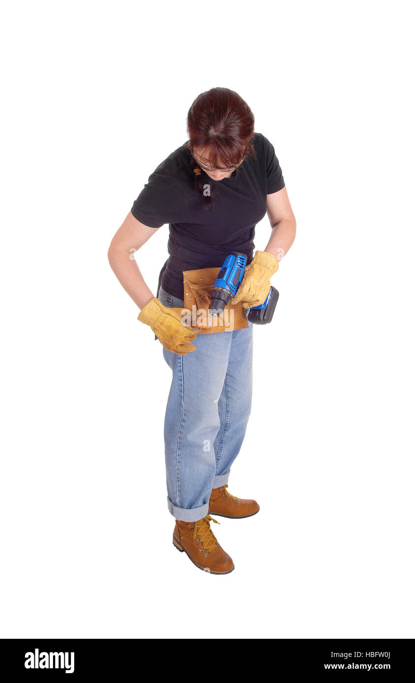 Construction worker woman hi-res stock photography and images - Alamy
