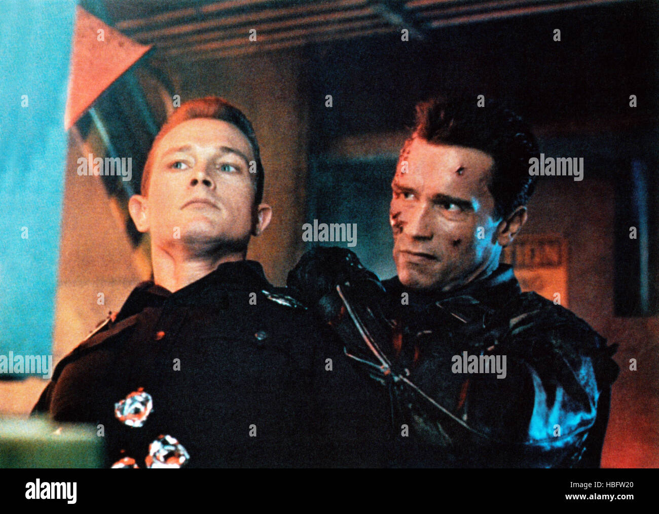 TERMINATOR 2: JUDGMENT DAY, from left: Robert Patrick, Arnold ...