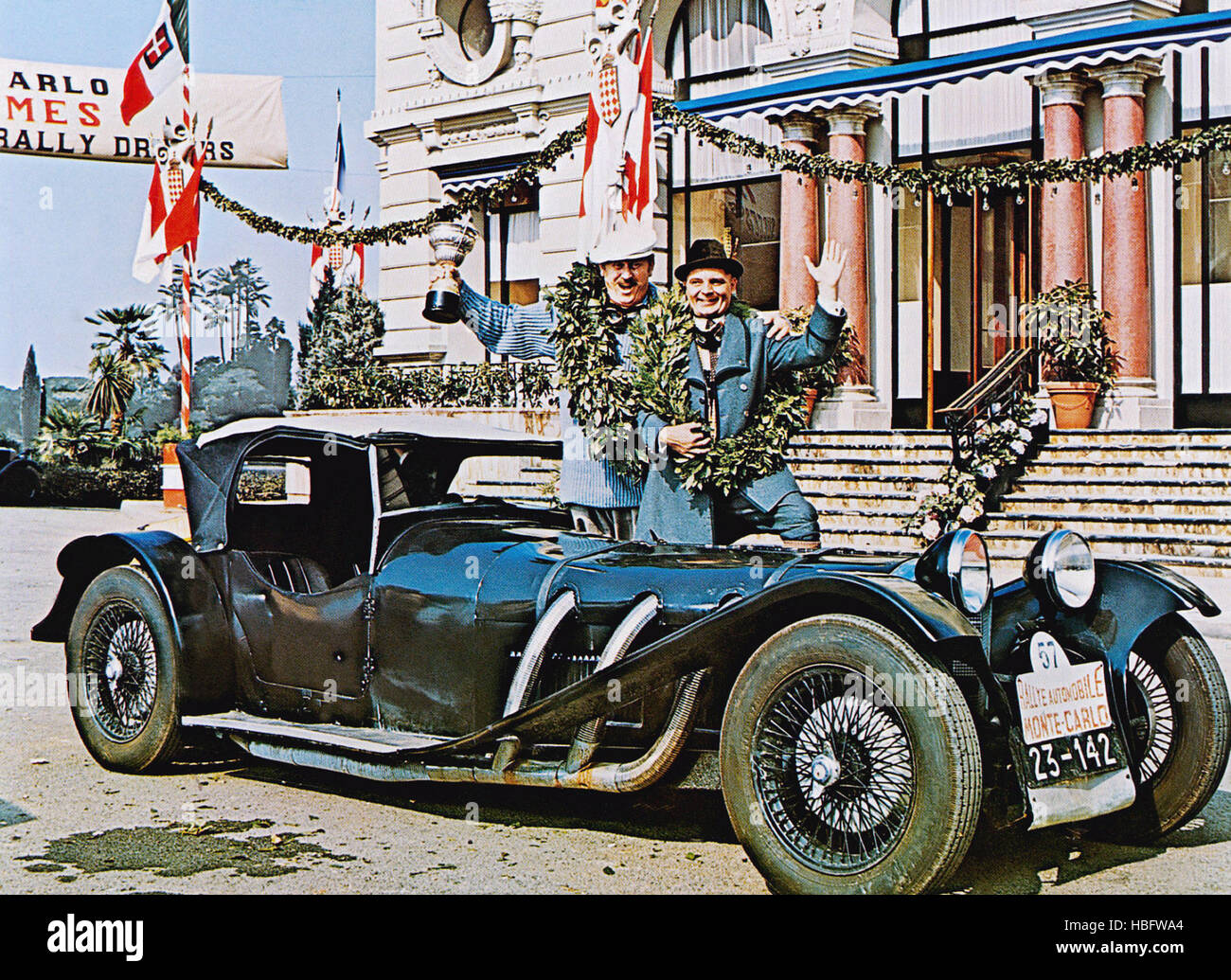THOSE DARING YOUNG MEN IN THEIR JAUNTY JALOPIES, Gert Frobe, (left ...