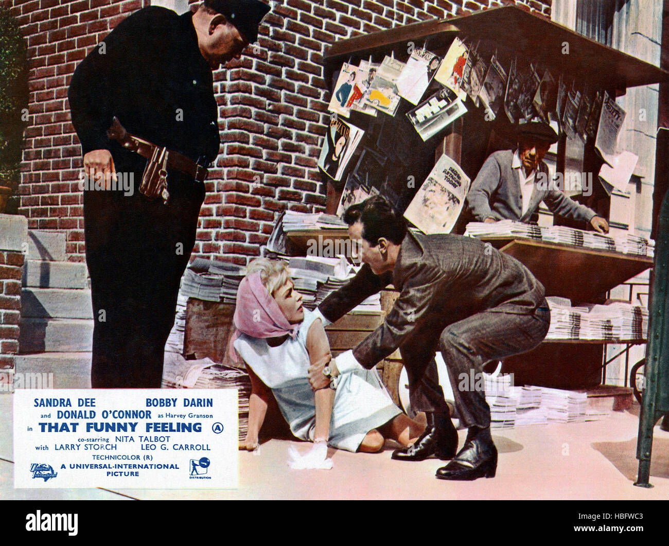 THAT FUNNY FEELING, from left: James Westerfield, Sandra Dee, Bobby Darin, 1965 Stock Photo - Alamy