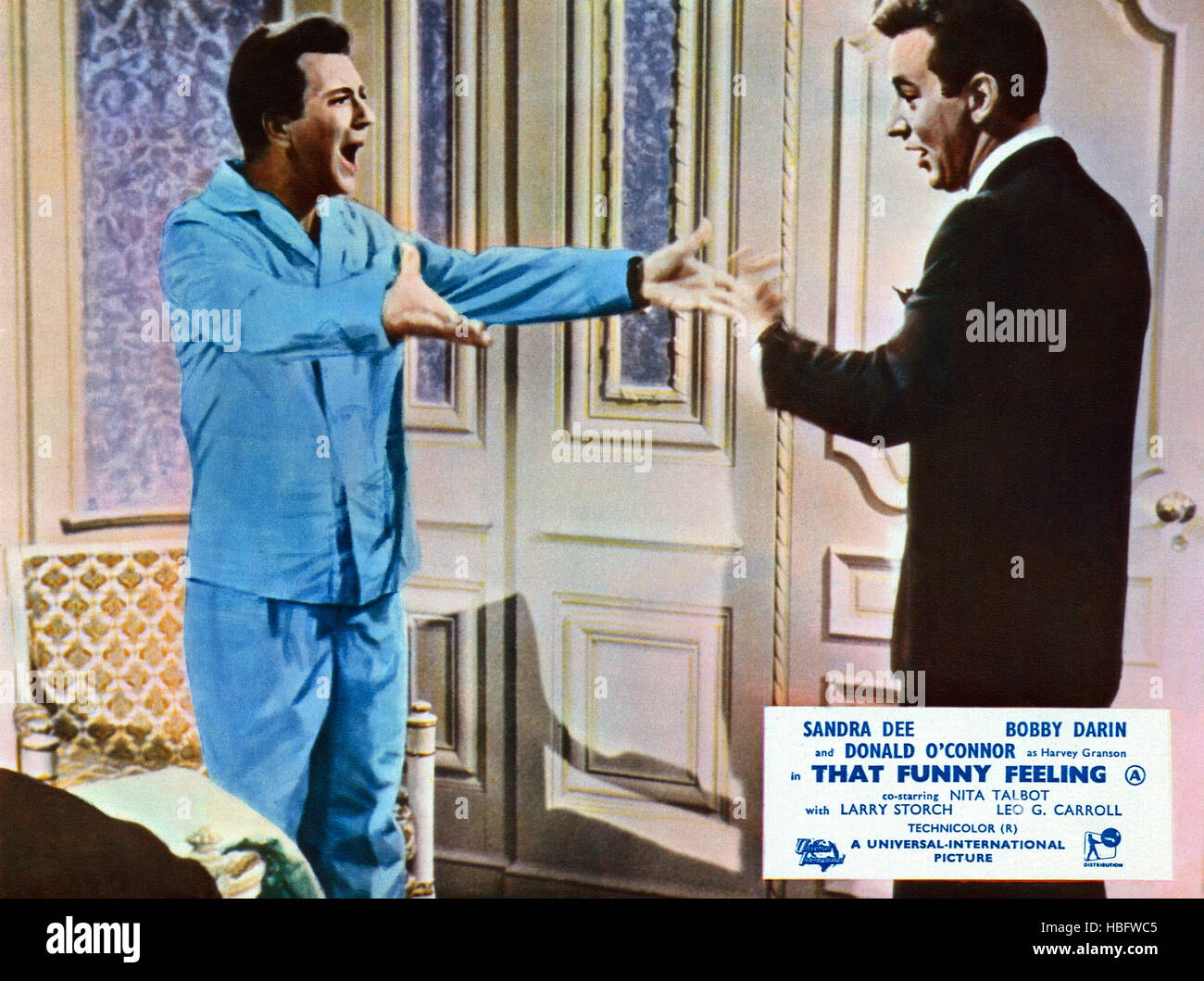 THAT FUNNY FEELING, from left: Donald O'Connor, Bobby Darin, 1965 Stock ...