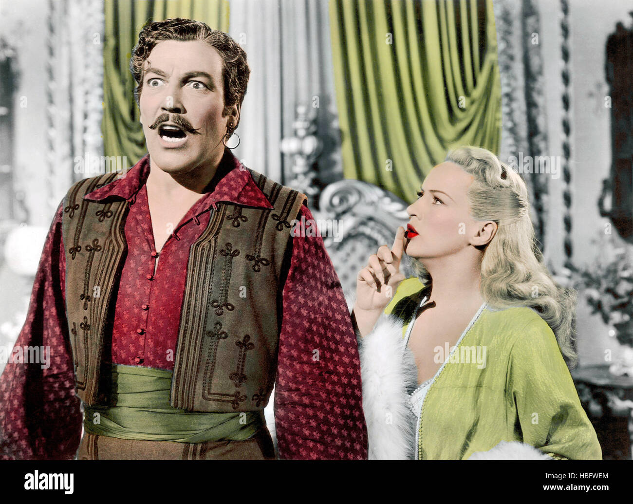 THAT LADY IN ERMINE, fom left: Cesar Romero, Betty Grable, 1948. ©20th ...