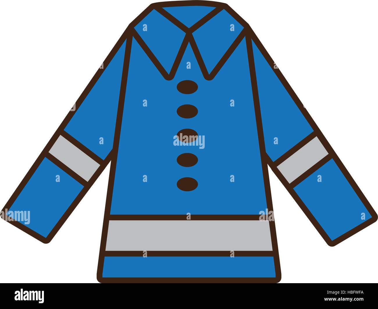 Safety coat reflecting Stock Vector Images - Alamy