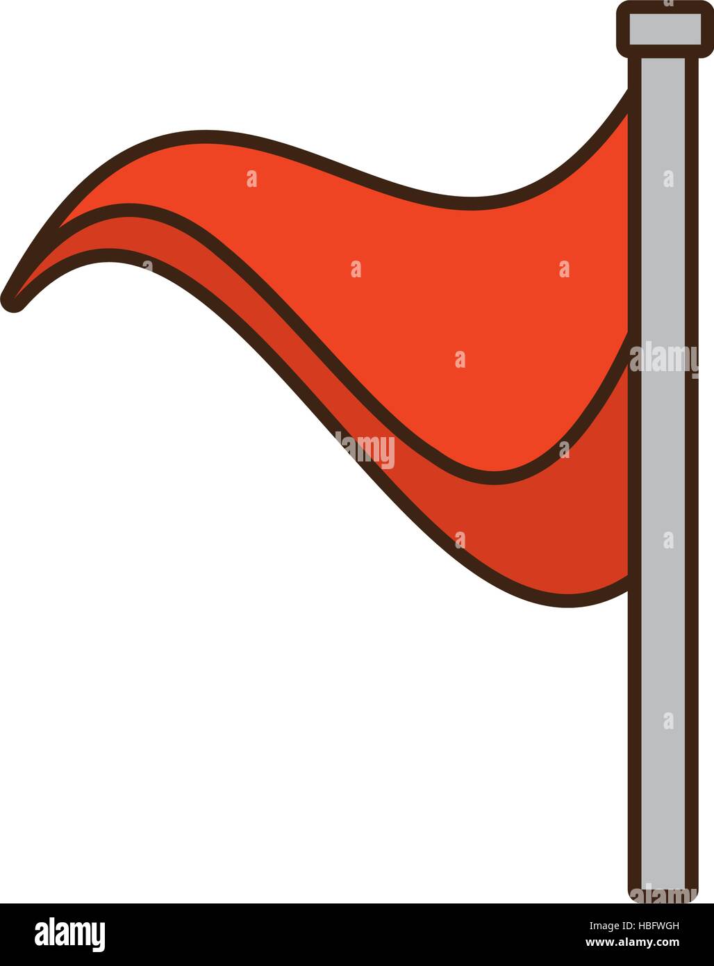 Surf caution flag Stock Vector Images - Alamy