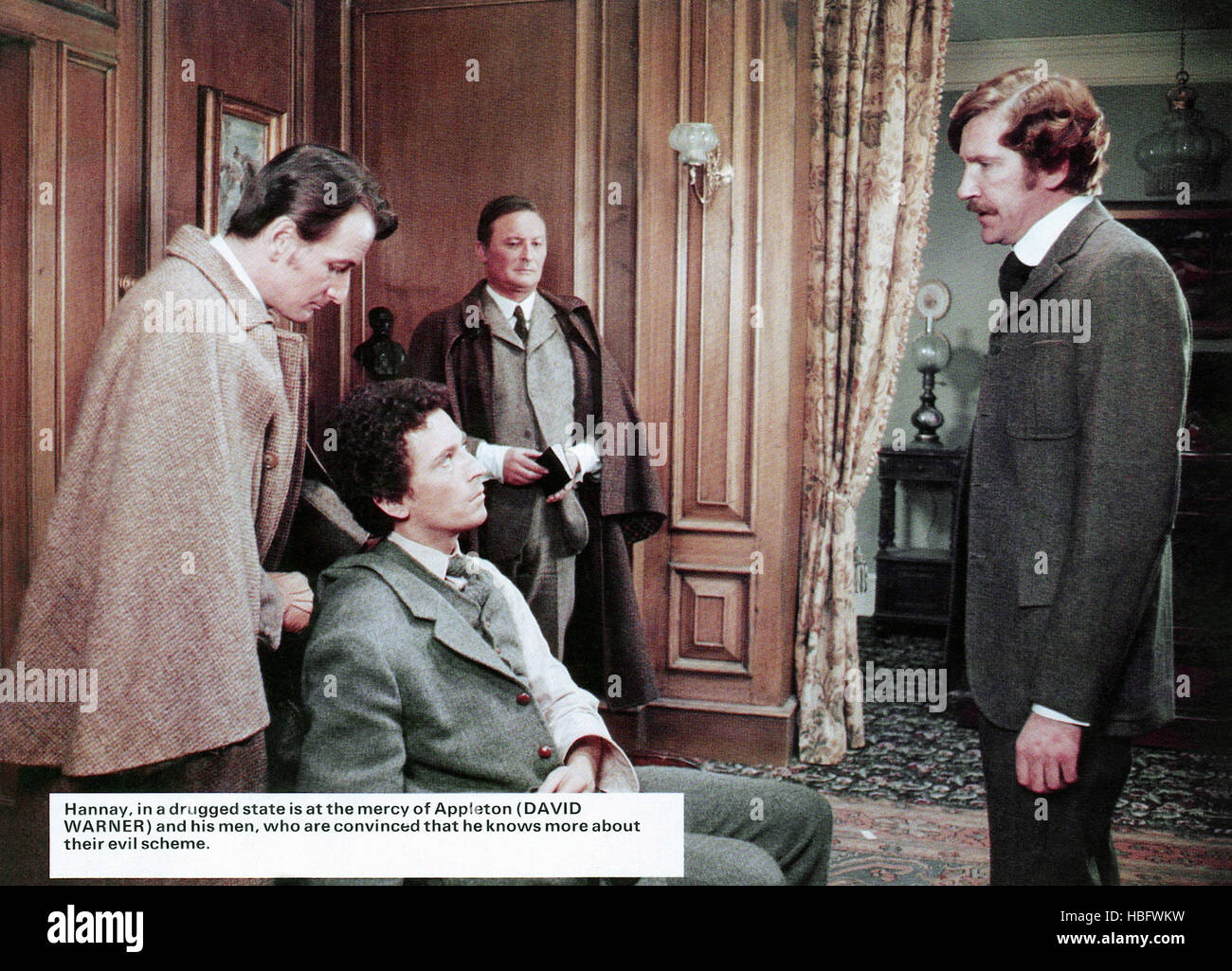 THE THIRTY NINE STEPS, from left: Ronald Pickup, Robert Powell, Donald ...