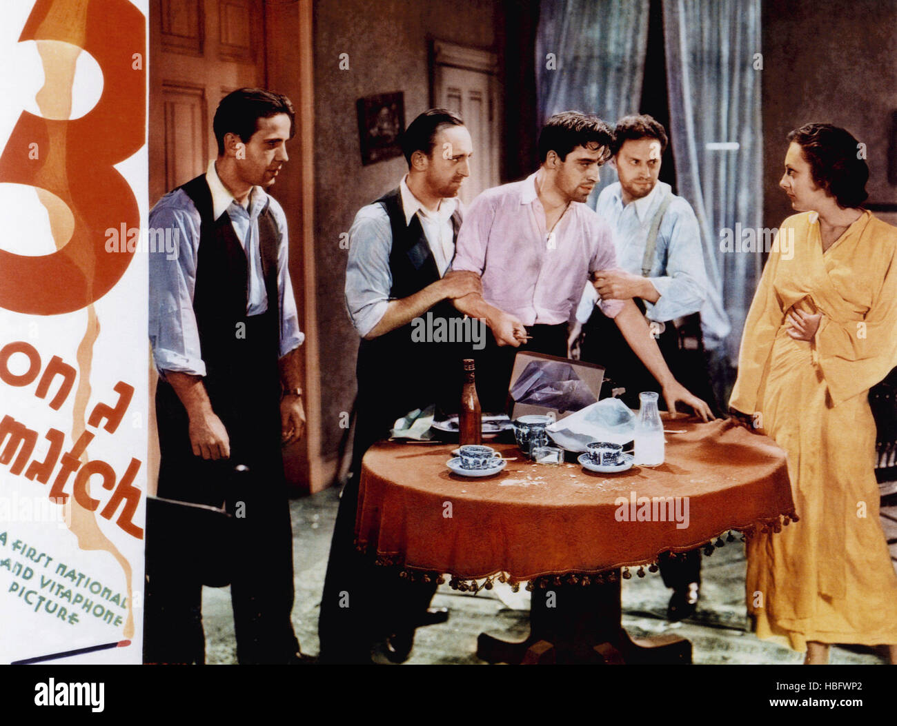 THREE ON A MATCH (aka 3 ON A MATCH), from left: Humphrey bogart, Allen ...