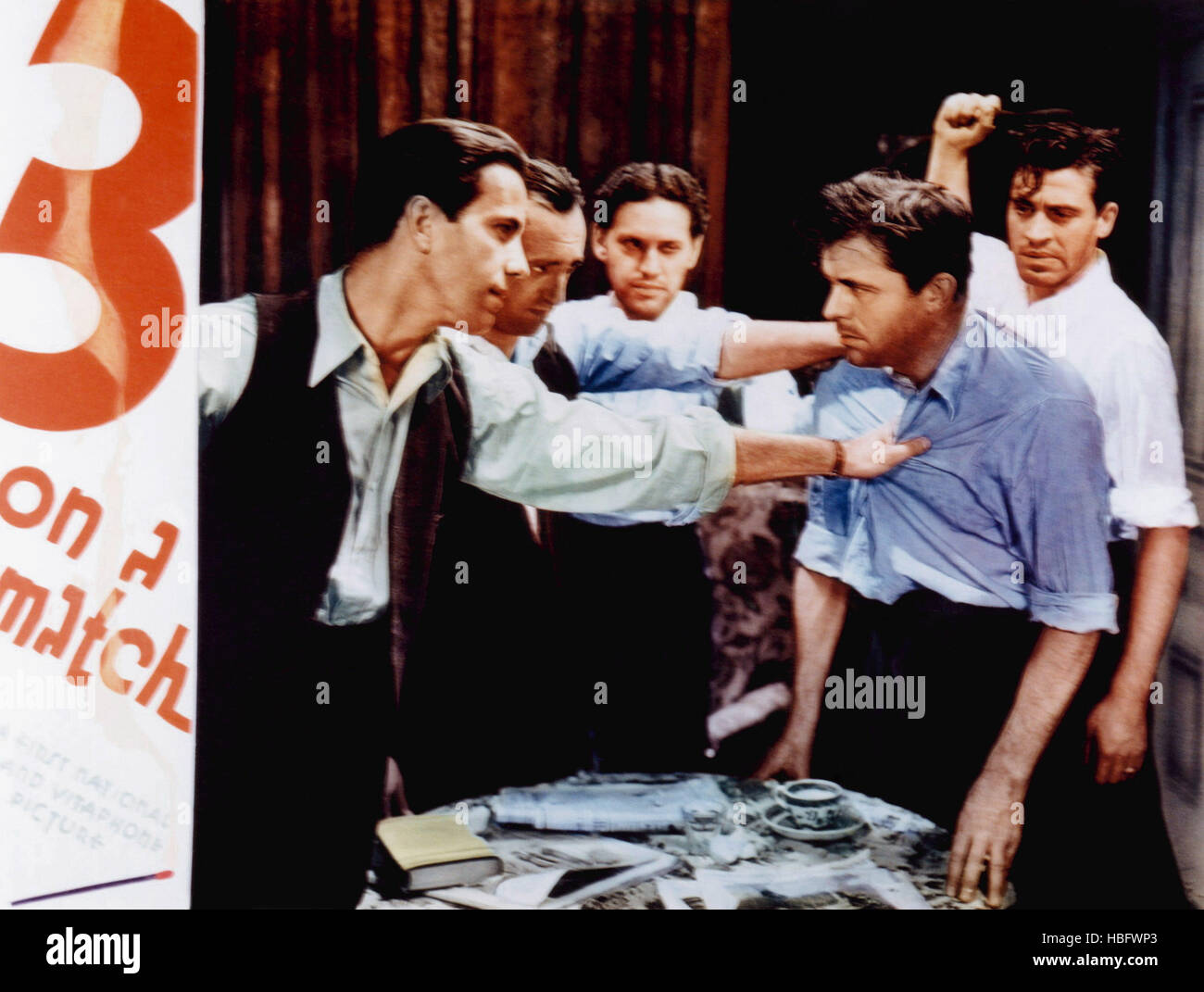 THREE ON A MATCH, (aka 3 ON A MATCH), from left: Humphrey Bogart, Allen ...