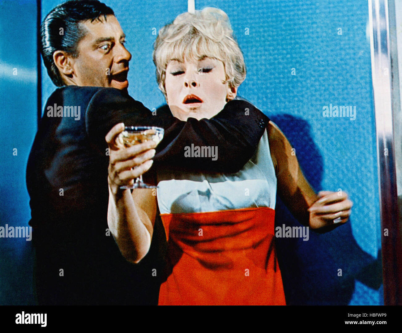 THREE ON A COUCH, from left: Jerry Lewis, Janet Leigh, 1966 Stock Photo ...