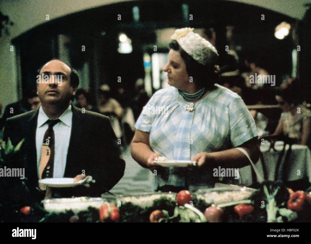 TIN MEN, from left: Danny DeVito, Eva Jean Berg, 1987, © Buena Vista ...