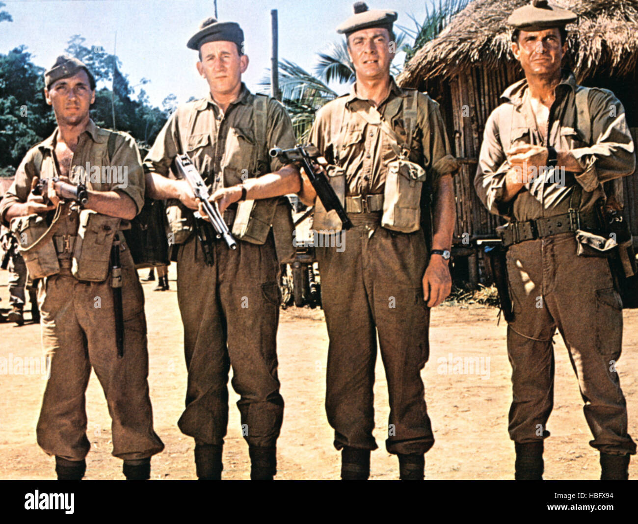 TOO LATE THE HERO, (starting second from left) Lance Percival, Michael ...