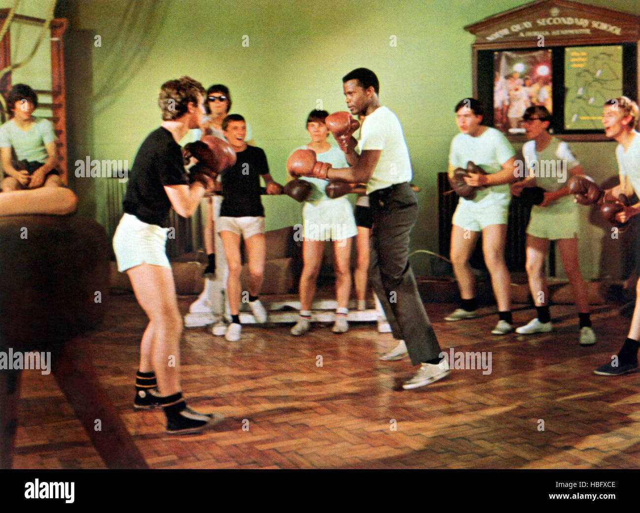 TO SIR, WITH LOVE, Christian Roberts, Sidney Poitier, 1967 Stock Photo ...