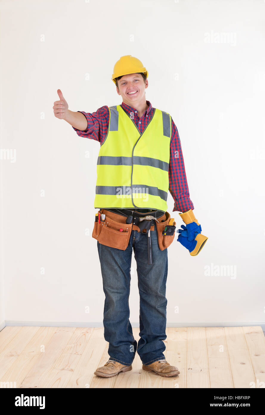 Young construction worker Stock Photo - Alamy