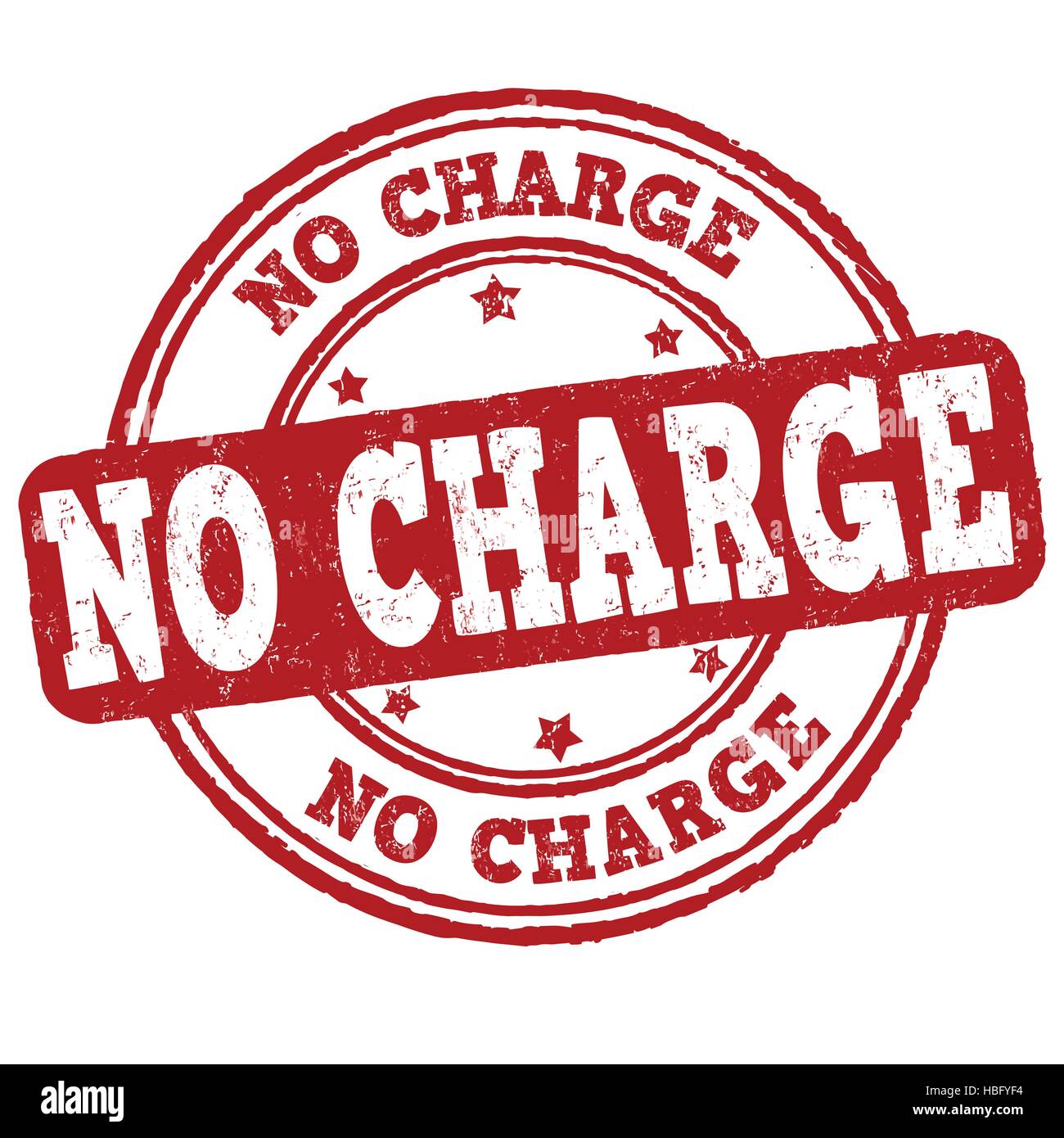 No charge grunge rubber stamp on white background, vector illustration ...