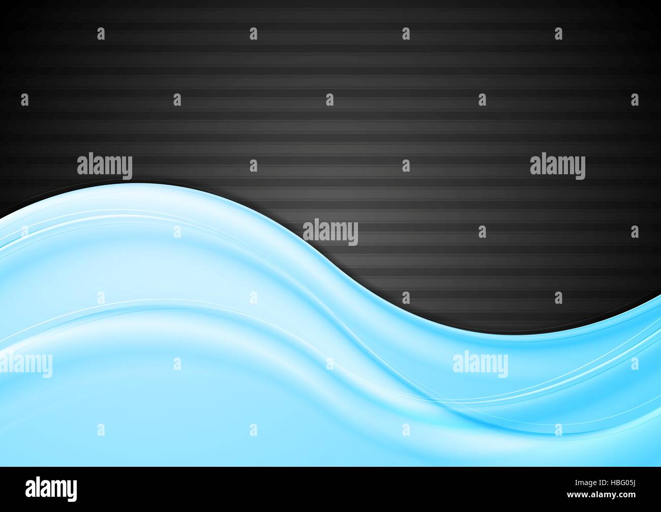 Dark blue blurred smooth waves hi-res stock photography and images - Alamy