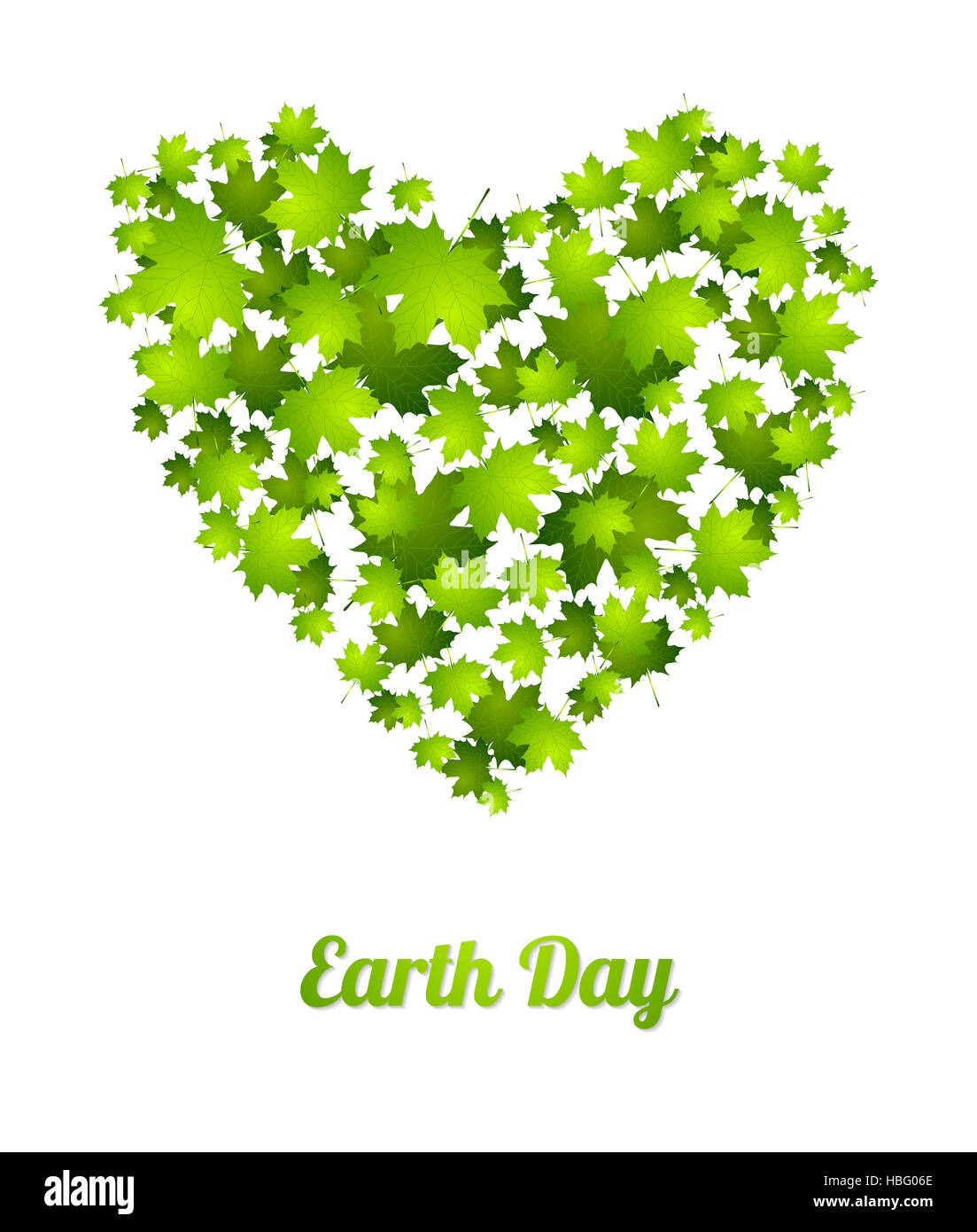 Earth Day ecology green leaves background Stock Photo - Alamy