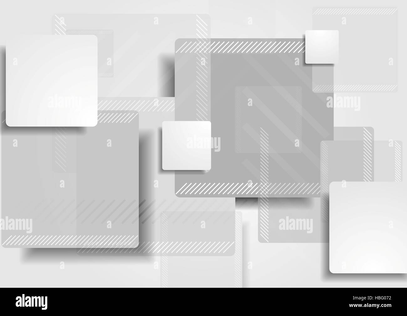 Grey tech squares background Stock Photo - Alamy