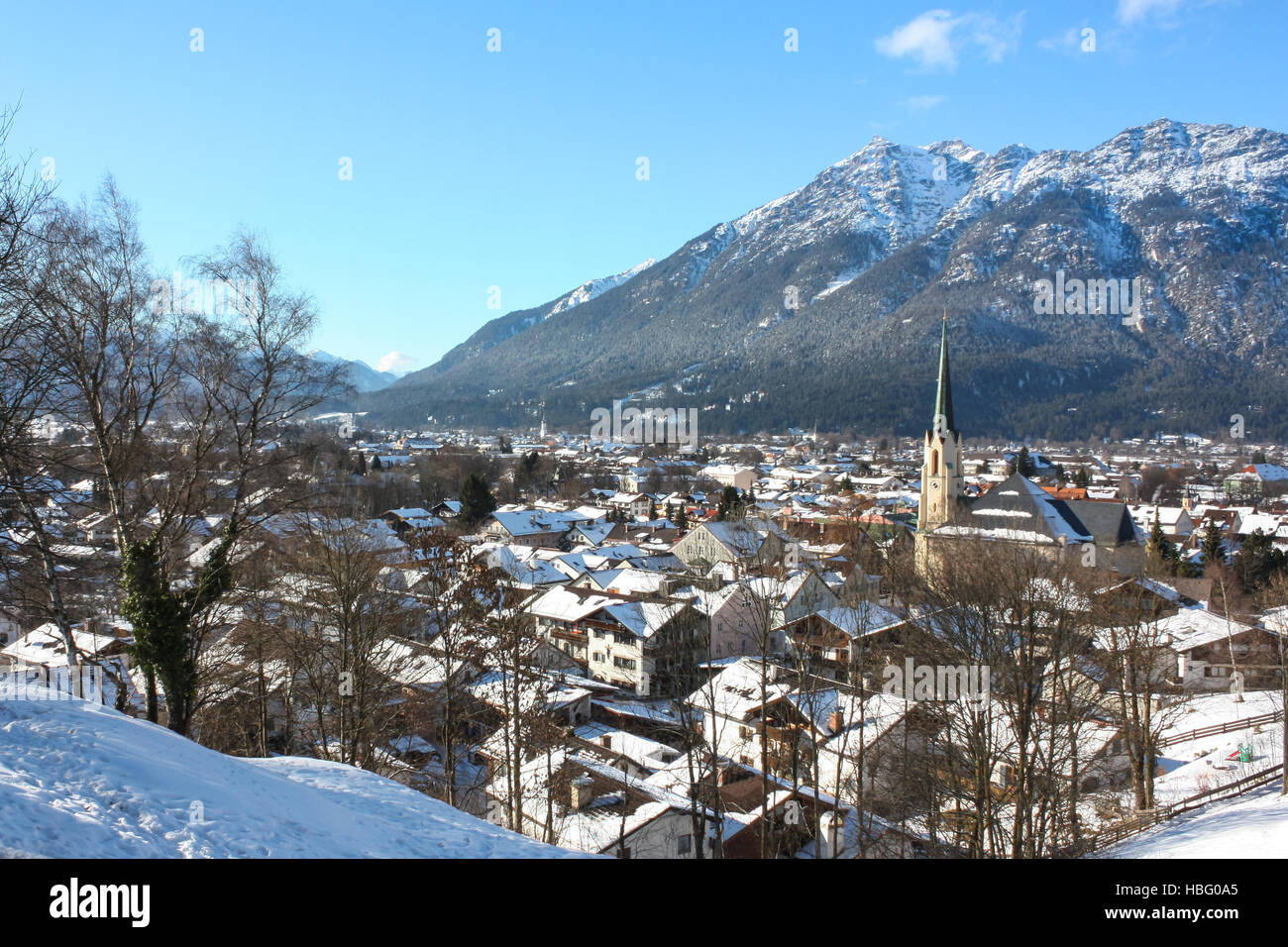 Garmisch partenkirchen winter hi-res stock photography and images - Alamy