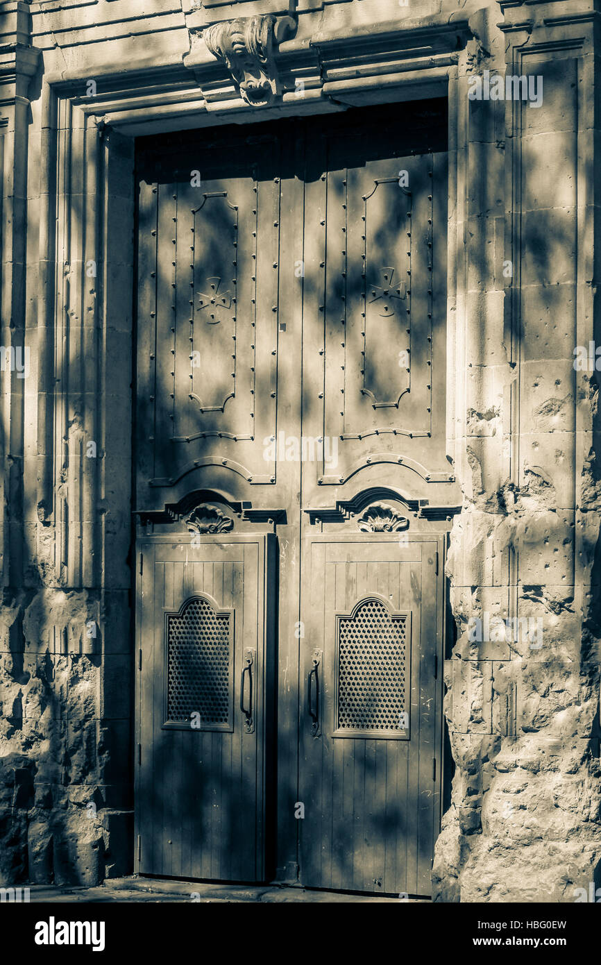 A large portal - Open the gates Stock Photo - Alamy