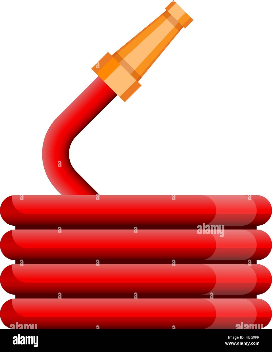 Red Fire hose reel icon Vector Stock Vector Image & Art - Alamy