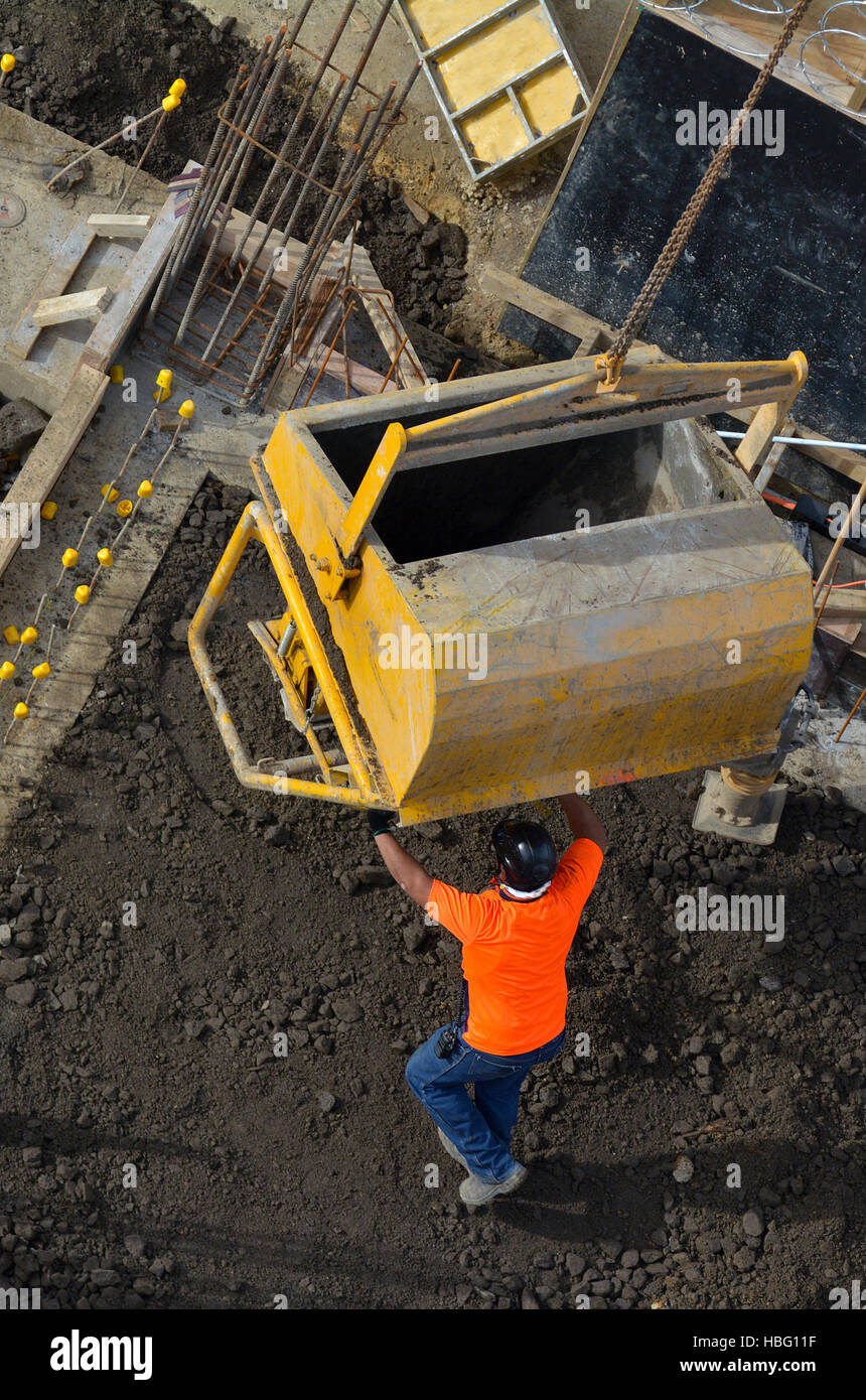 Pouring Concrete Slab Stock Photos & Pouring Concrete Slab Stock Images ...